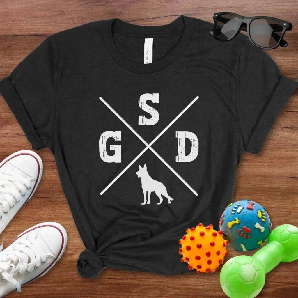 GSD X Shirt – The Pawsitive Initiative