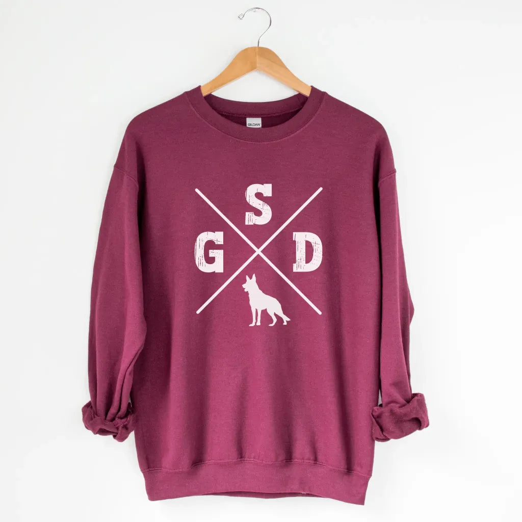 GSD X Sweatshirt – The Pawsitive Initiative